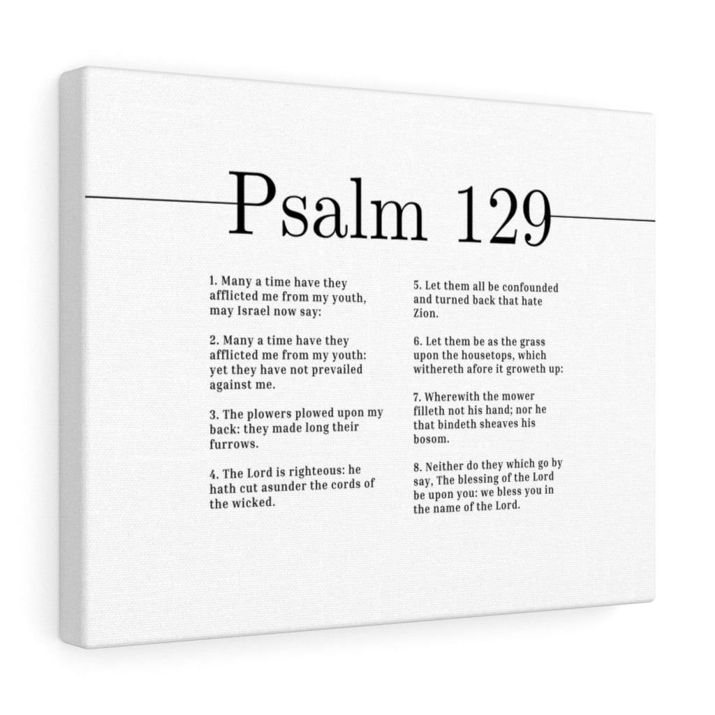 Scripture Walls Psalm 129 The Lord Is Righteous White Bible Chapter ...