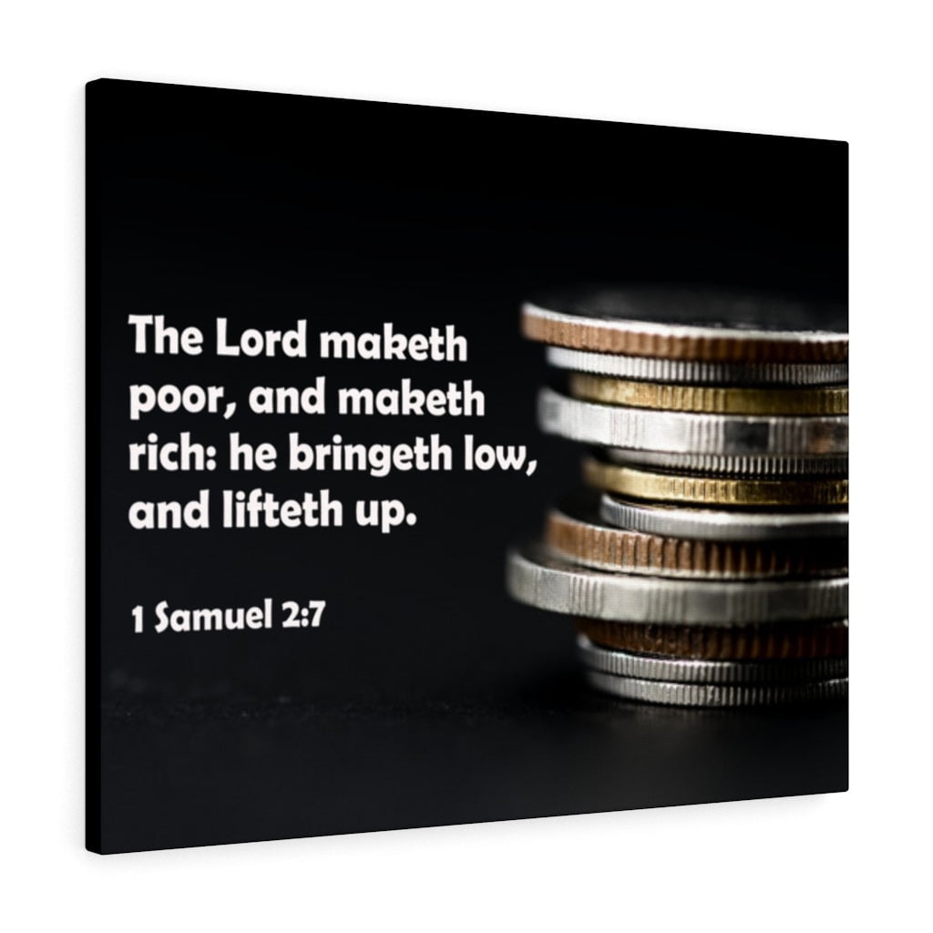 Scripture Walls The Lord Lifts Up Up 1 Samuel 2:7 Bible Verse Canvas ...