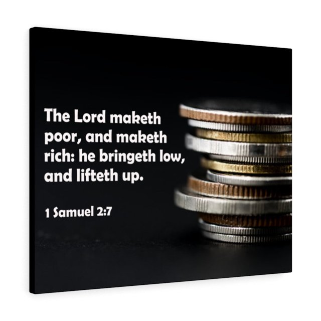 Scripture Walls The Lord Lifts Up Up 1 Samuel 2:7 Bible Verse Canvas ...
