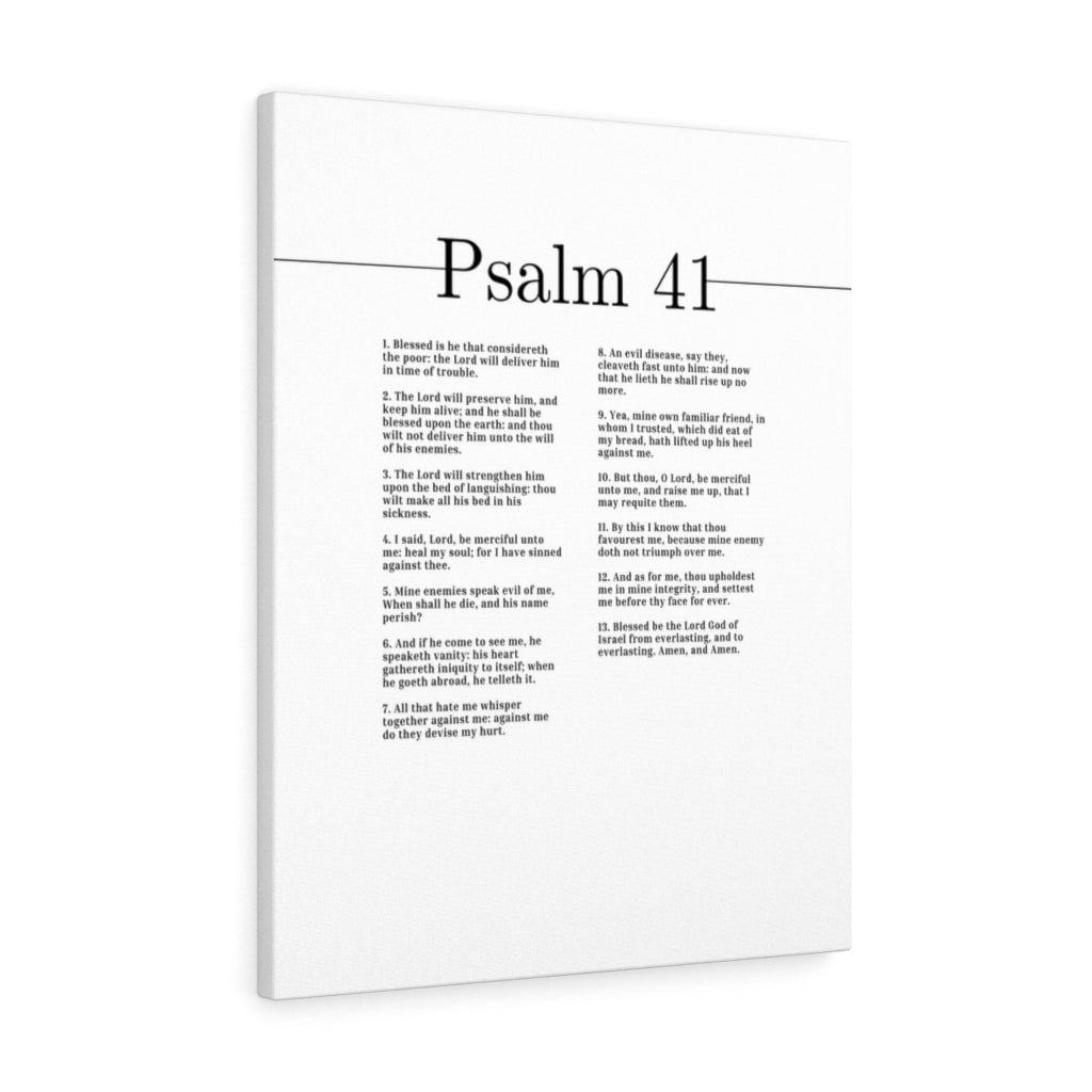 Scripture Walls Psalm 41 The Lord Will Strengthen Him White Bible ...