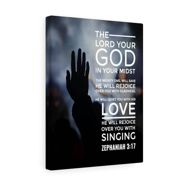 Scripture Walls The Lord Your God Zephaniah 3:17 Christian Home Decor ...