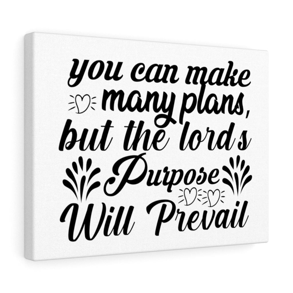 Scripture Walls The Lord's Purpose Will Prevail Bible Verse Canvas ...