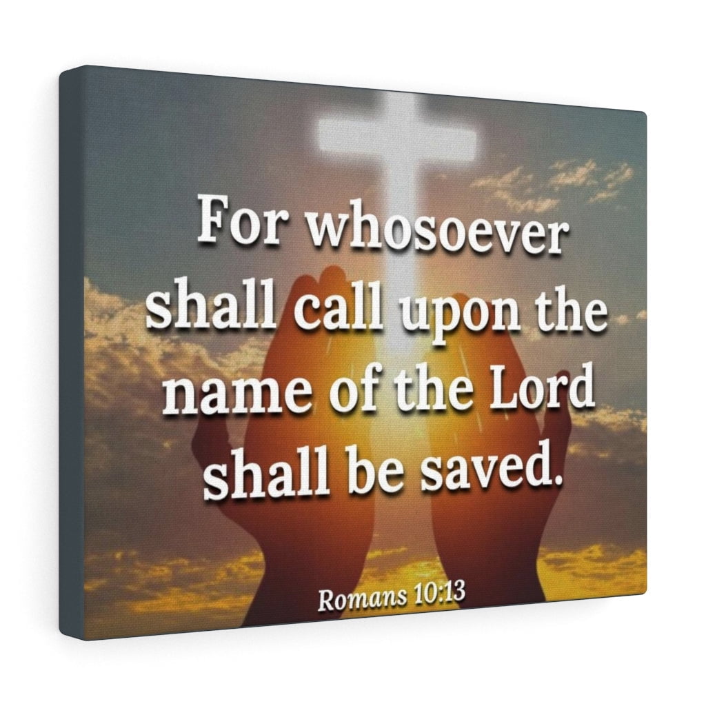 Scripture Walls The Name Romans 10:13 Bible Verse Canvas Christian Wall ...