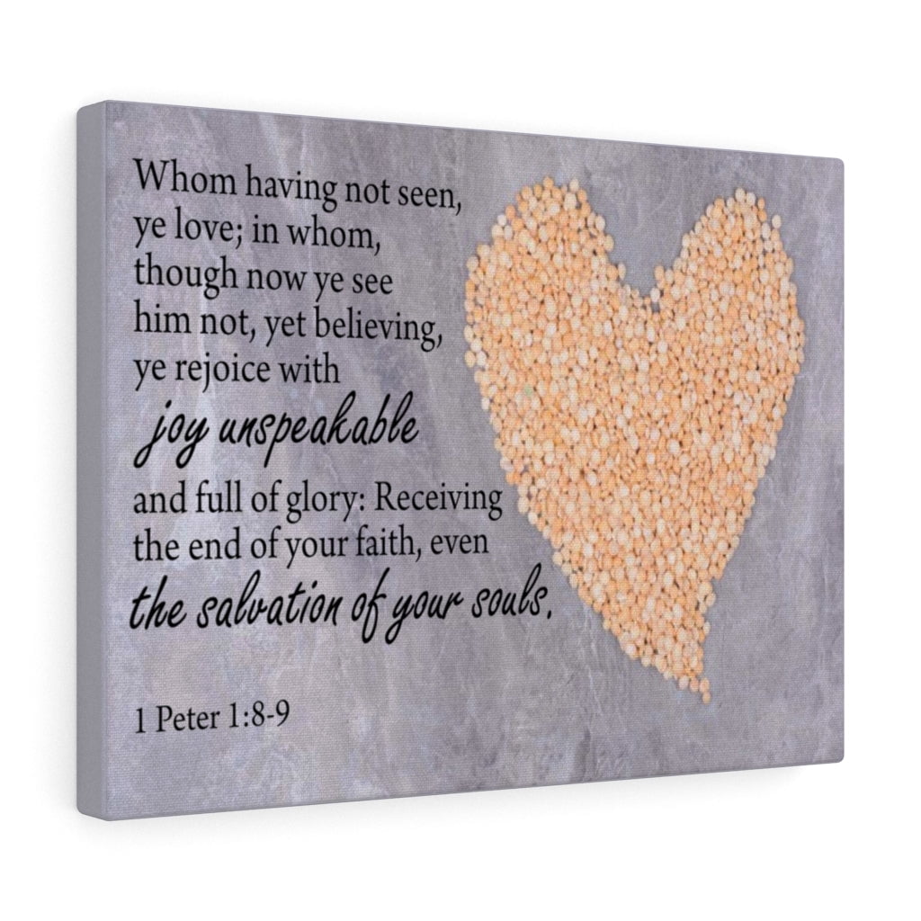 Scripture Walls The Salvation of Your Souls 1 Peter 1:8-9 Bible Verse ...