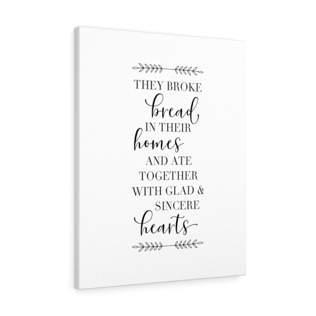 Scripture Walls Together with Glad & Sincere Bible Verse Canvas ...