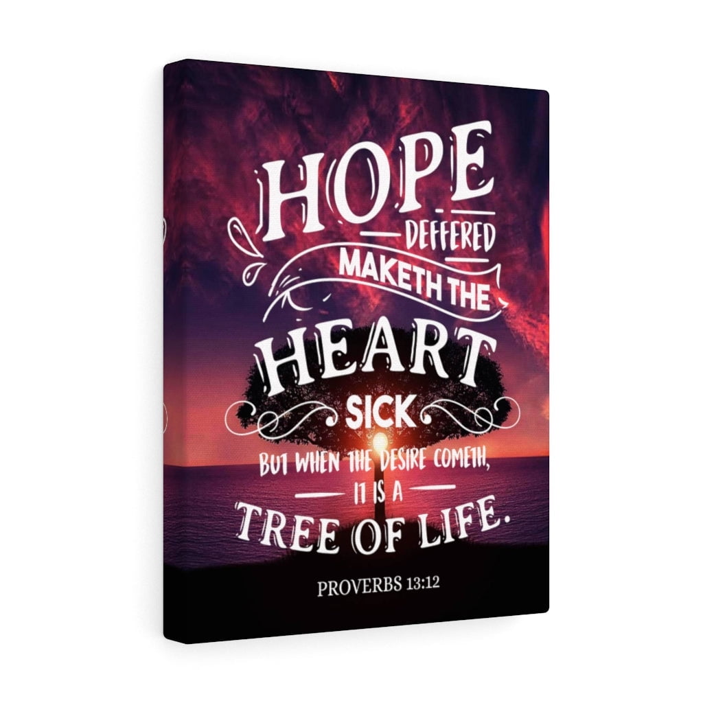 Scripture Walls Tree of Life Proverbs 13:12 Religious Wall Art Bible ...