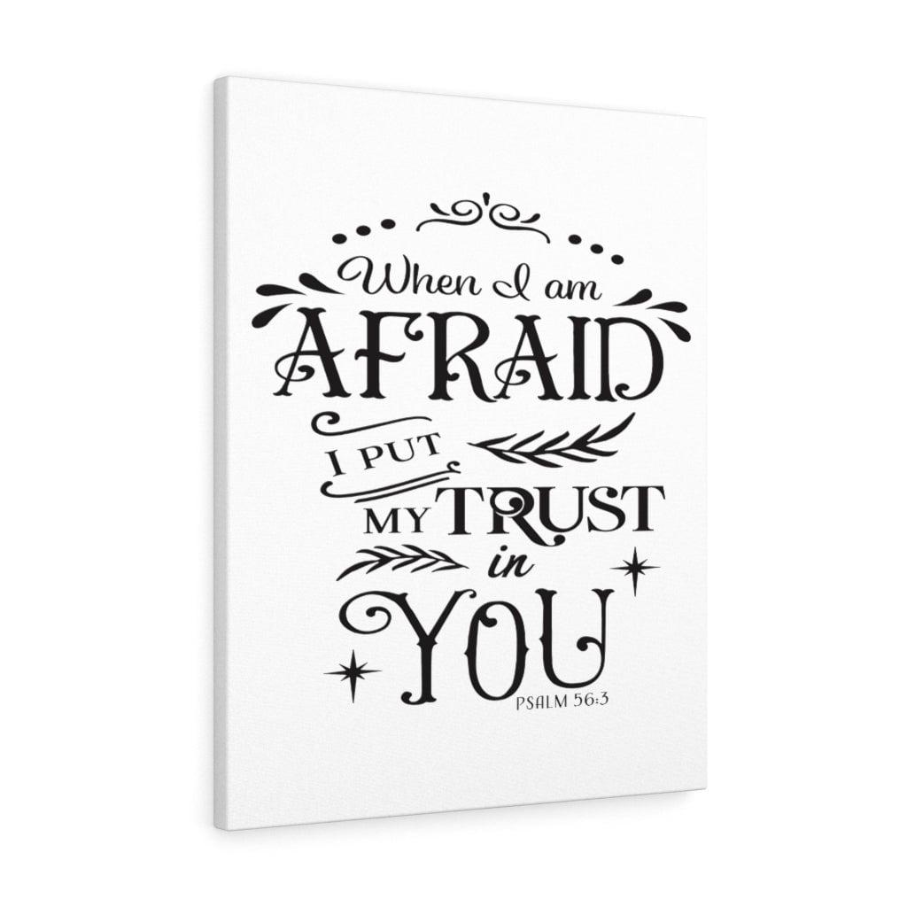 Scripture Walls Psalm 56:3 Trust In You Bible Verse Canvas Christian ...