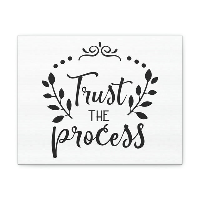 Scripture Walls Psalm 37:3 Trust The Process Bible Verse Canvas ...