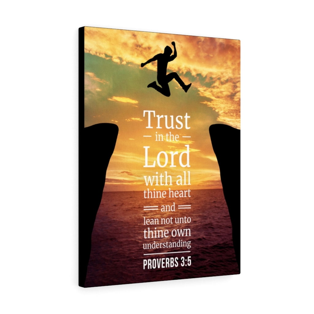 Scripture Walls Trust in The Lord Proverbs 3:5 Bible Verse Canvas ...