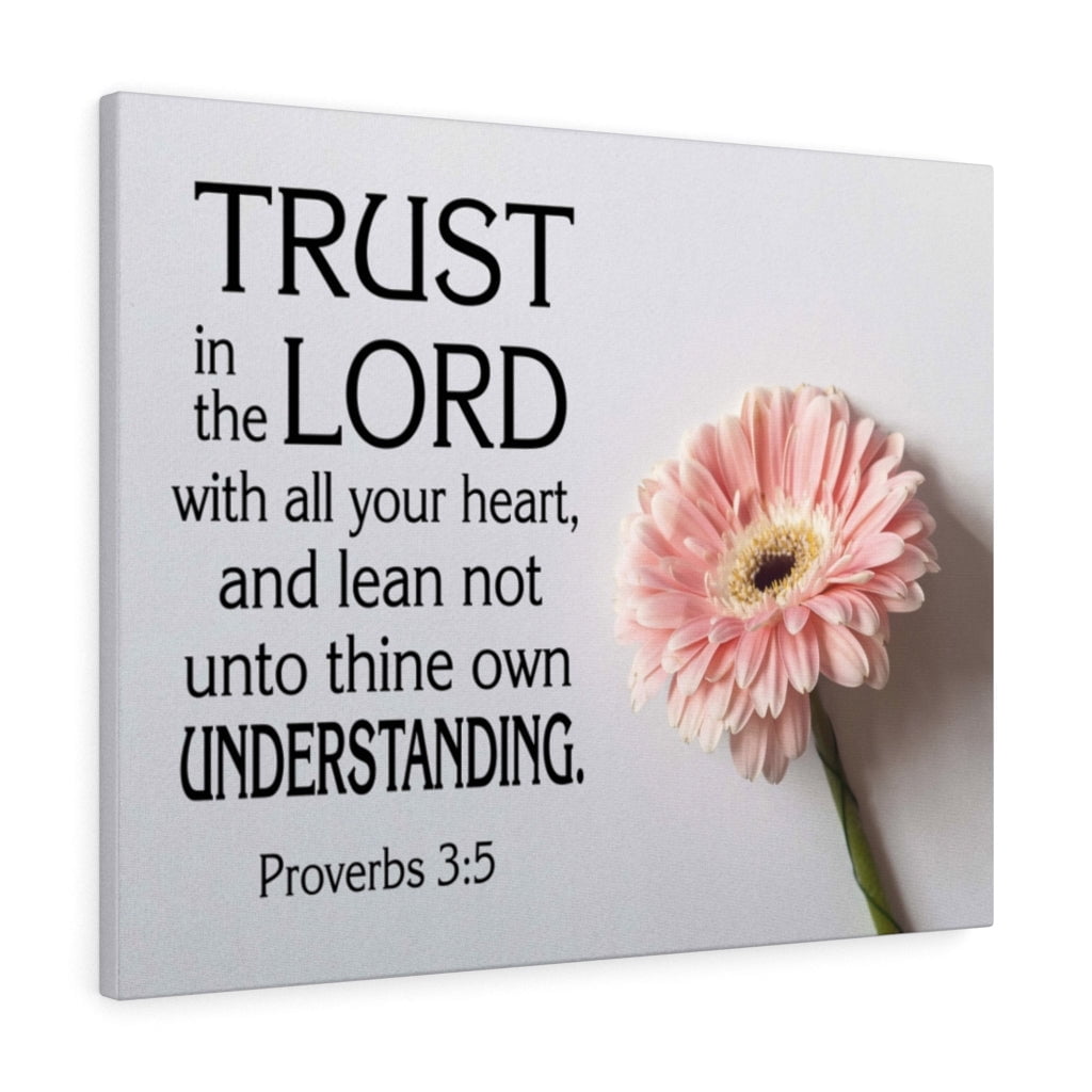 Scripture Walls Trust in The Lord Proverbs 3:5 Flower Wall Art ...