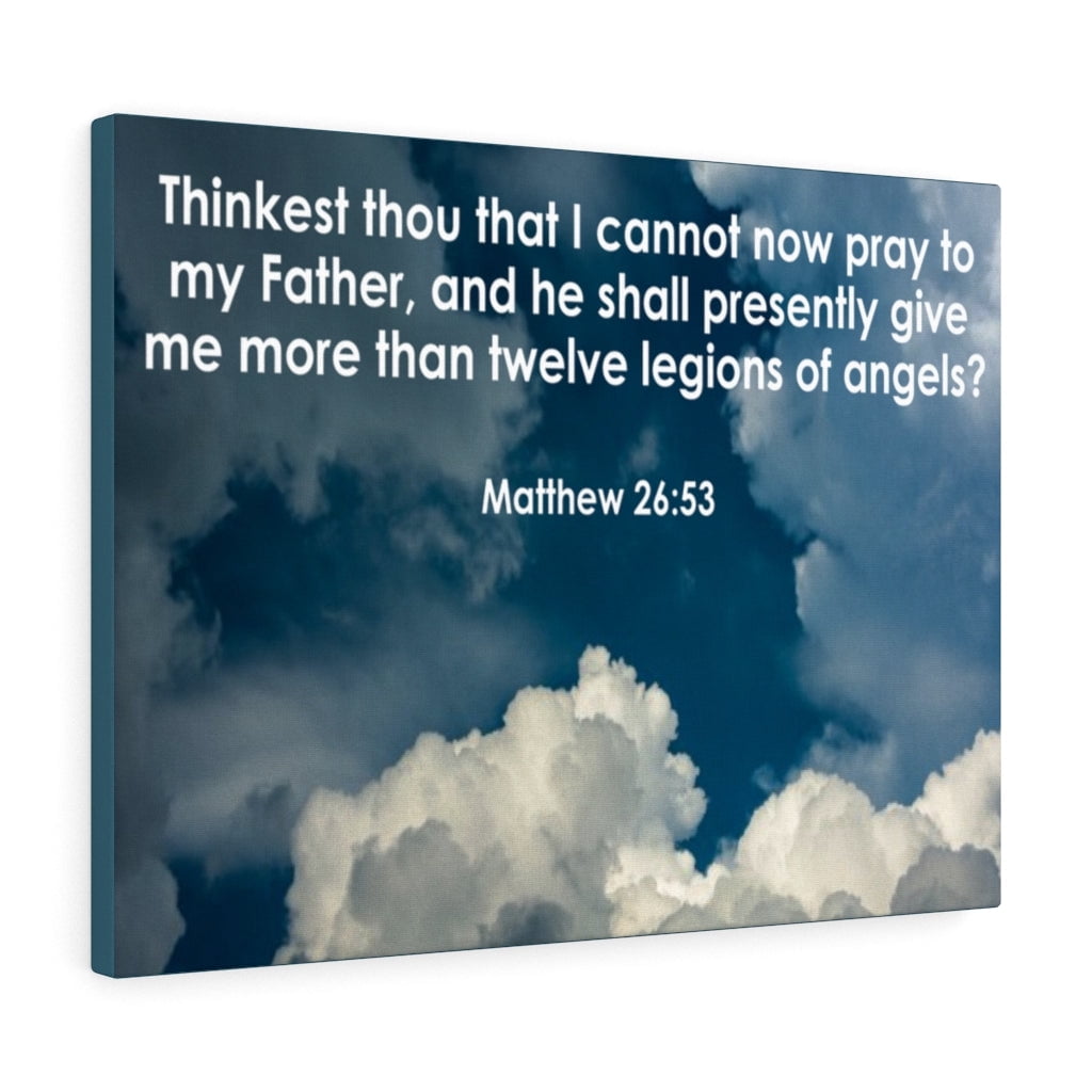 Scripture Walls Twelve Legions of Angels Hebrews 13:1-2 Bible Verse ...