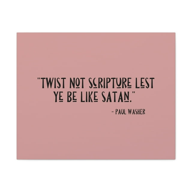 Scripture Walls Twist Not Scripture Revelation 22:19 Bible Canvas ...