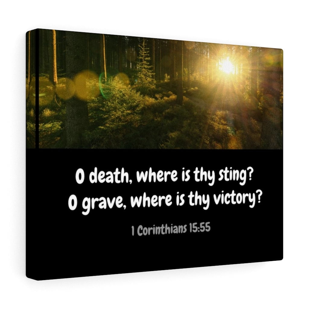 Scripture Walls Victory Over Death 1 Corinthians 15:55 Bible Verse ...