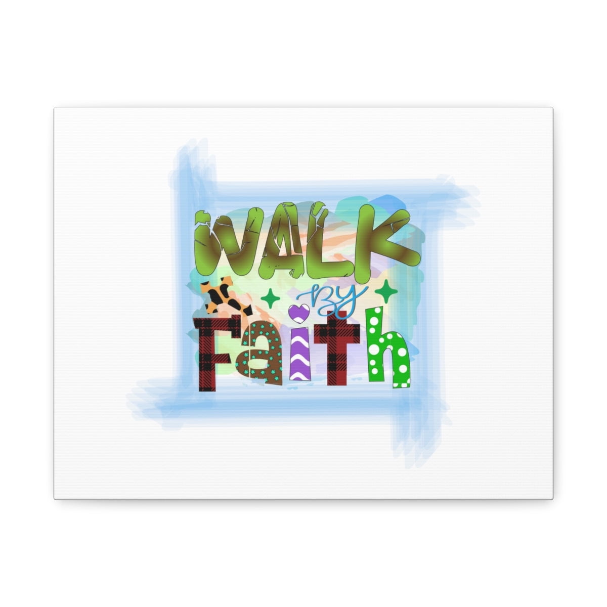 Scripture Walls 1 John 5:4 Walk By Faith Bible Verse Canvas Christian ...