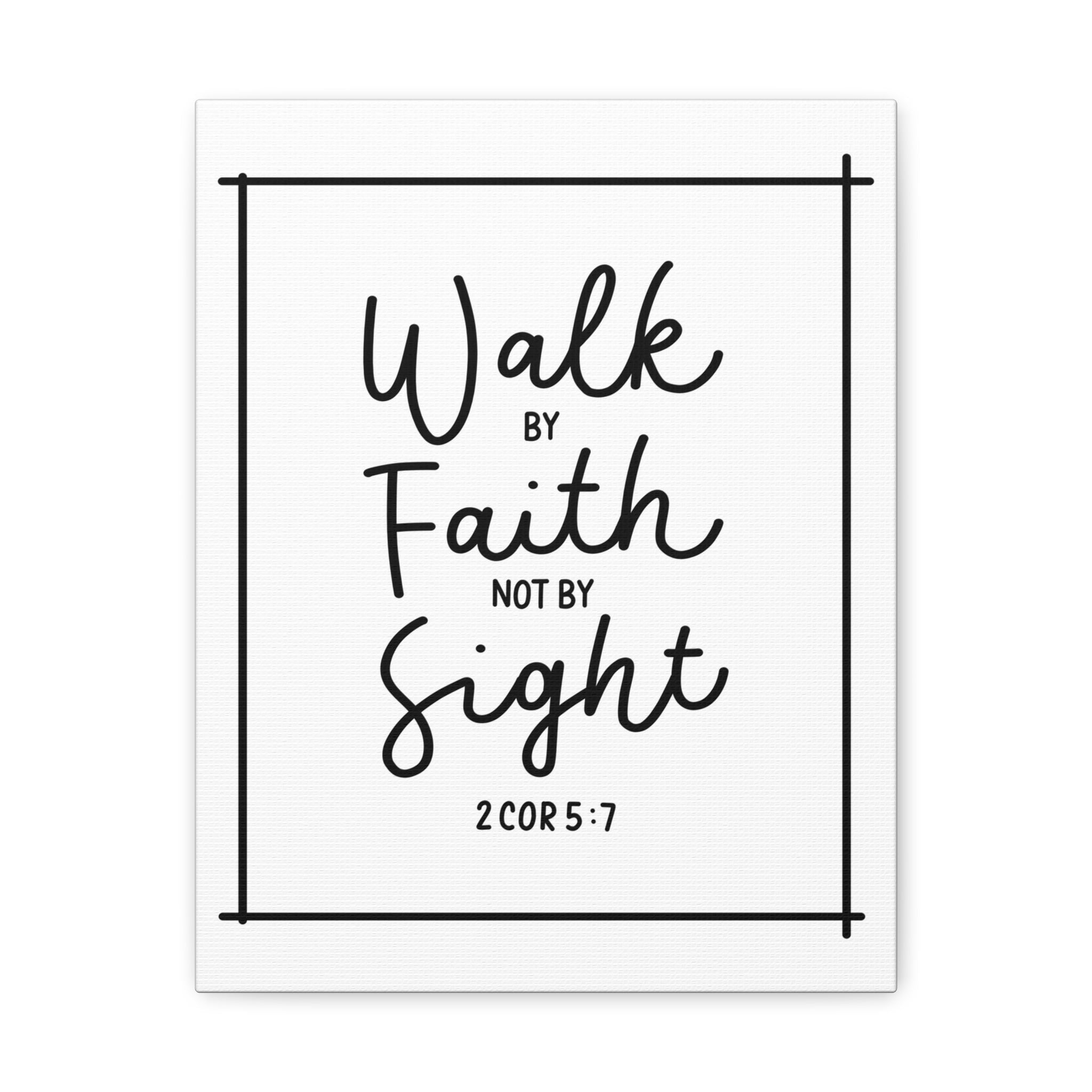 Scripture Walls Walk By Faith 2 Corinthians 5:7 Christian Wall Art ...