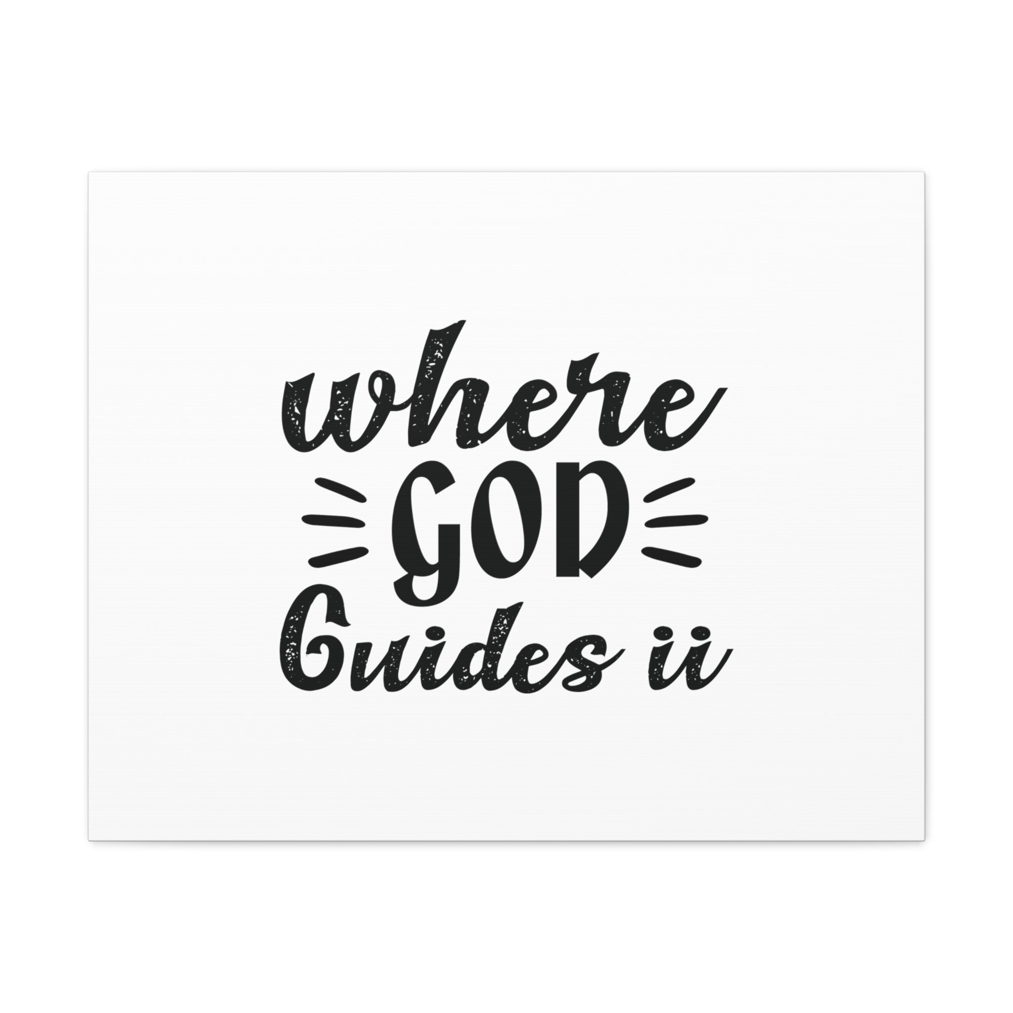 Scripture Walls Psalm 119:105 Where God Guides It Bible Chapter Canvas ...