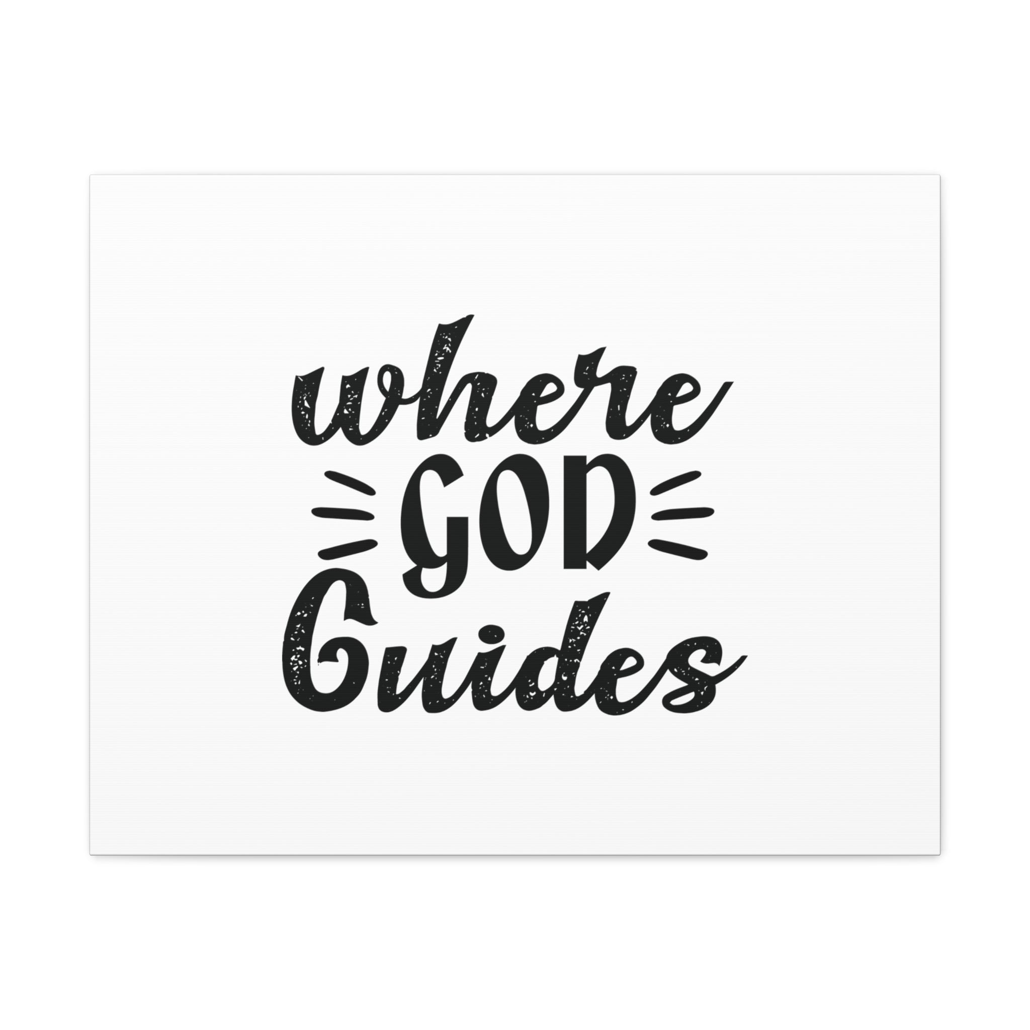 Scripture Walls Psalm 32:8 Where God Guides Bible Verse Canvas ...