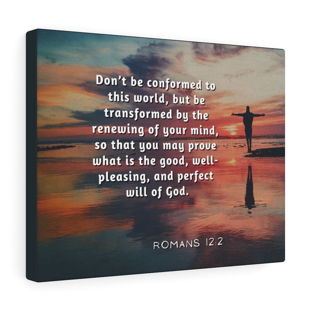 Scripture Walls Will Of God Romans 12:2 Bible Verse Canvas Christian ...