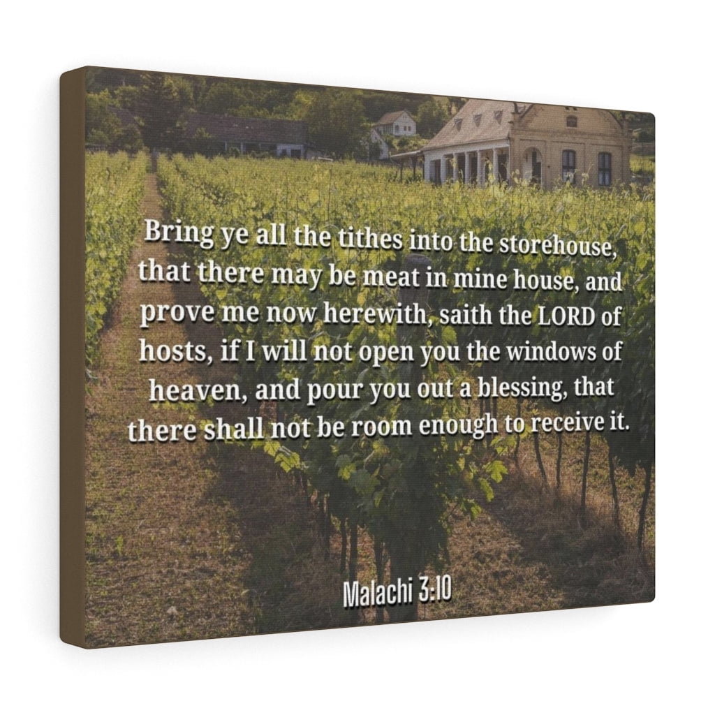 Scripture Walls Windows Of Heaven Malachi 3:10 Bible Verse Canvas ...