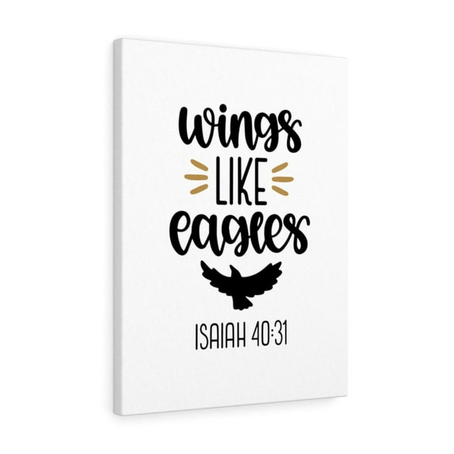 Scripture Walls Isaiah 40:31 Wings Like Eagles Bible Verse Canvas ...