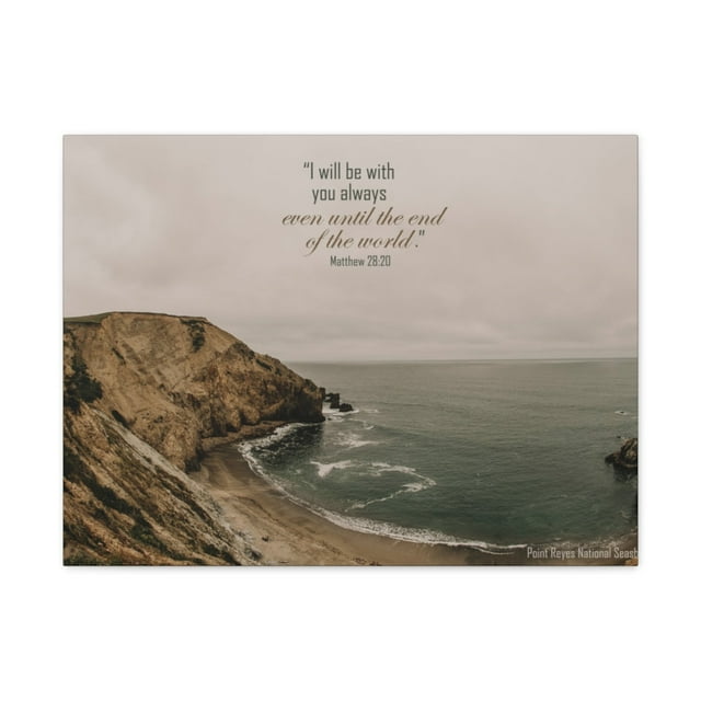 Scripture Walls With You Always Matthew 28:20 Bible Verse Canvas ...