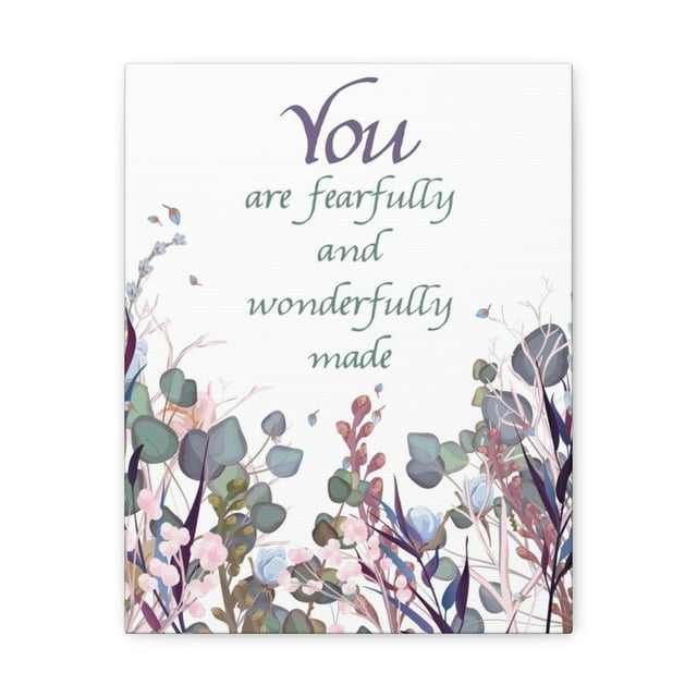 Scripture Walls Psalm 139:14 Wonderfully Made Christian Wall Art Bible ...