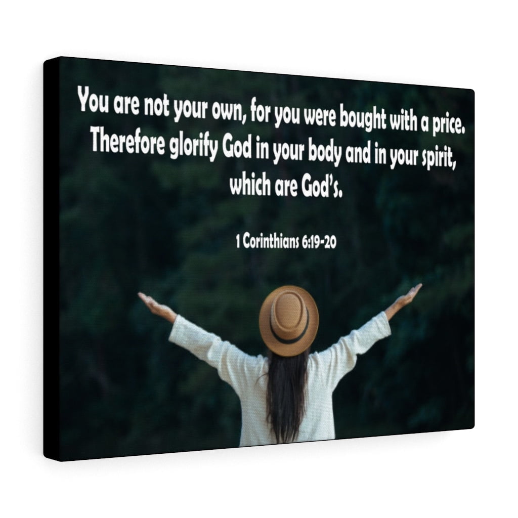Scripture Walls You Are Not Your Own 1 Corinthians 6:19-20 Bible Verse ...