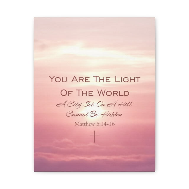 Scripture Walls You Are The Light Matthew 5:14-16 Christian Wall Art ...