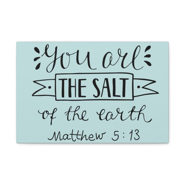 Scripture Walls You Are The Salt Matthew 5:13 Christian Wall Art Bible ...