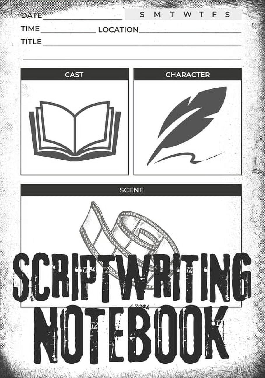 Scriptwriting Notebook : Screenplay Writing Journal ǀ Craft Your Plot ...