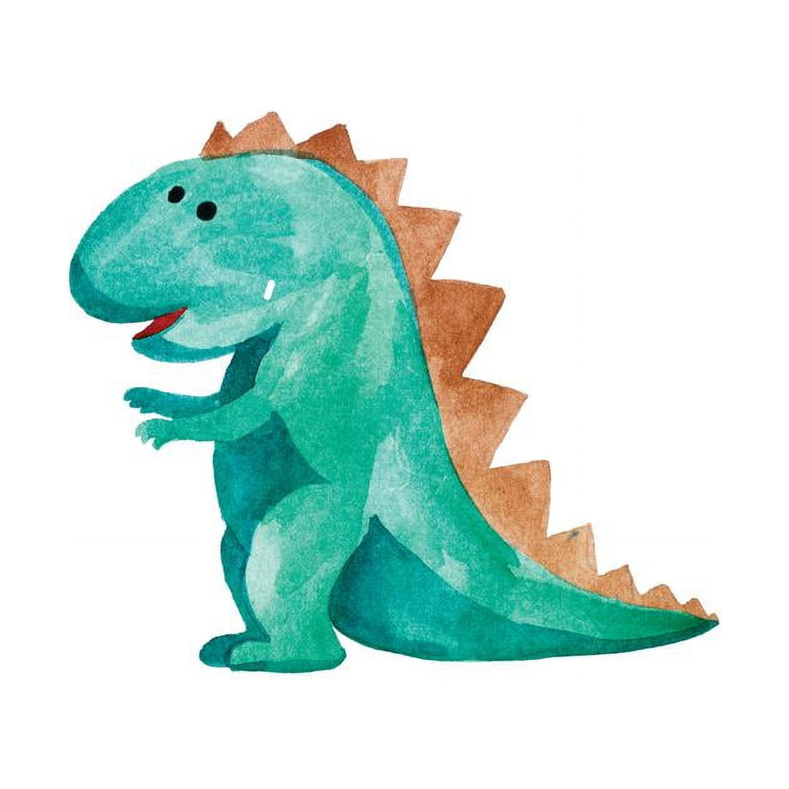 Scripy Animal Dinosaur Watercolor Picture Art Mural Custom Wall Decal ...