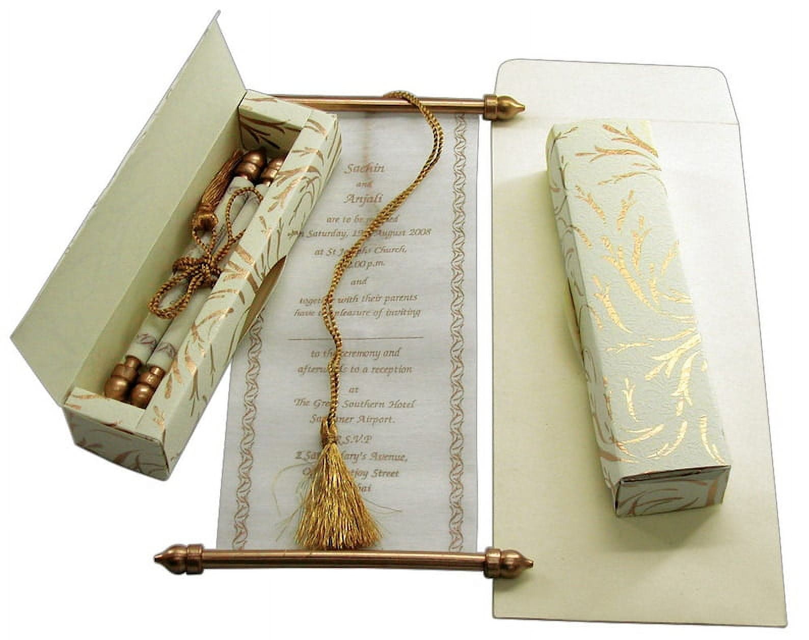 Scroll Cards, Scroll Wedding Cards, Scroll Wedding Invitations ...