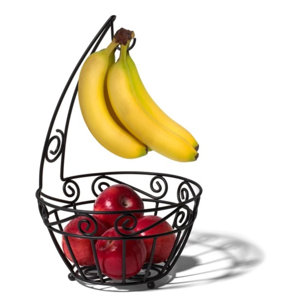 Scroll Fruit Tree banana hook fruit basket l living room coffee table ...