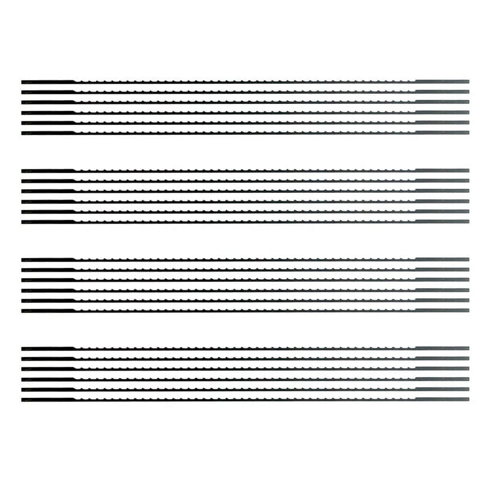 Scroll Saw Blades Plain End 5 Inch 24PCS 12 TPI Regular Tooth for ...