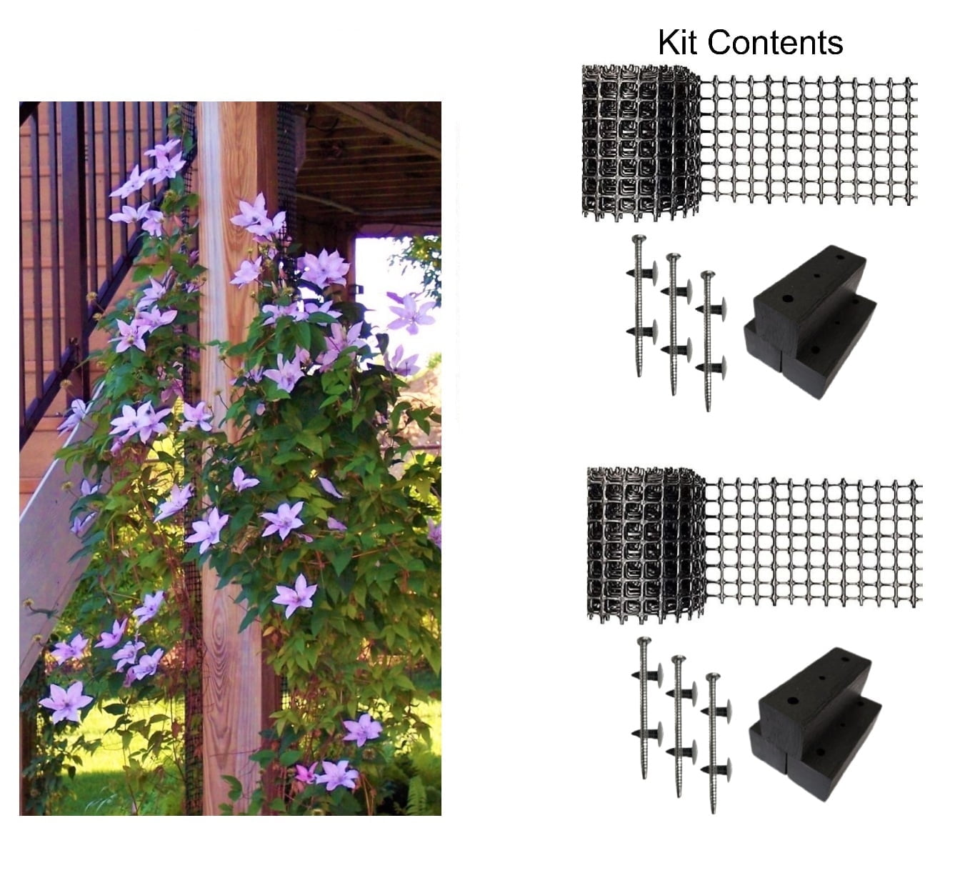 Scroll Trellis 108″ Narrow Trellis – Slim Modular Vertical Plant ...