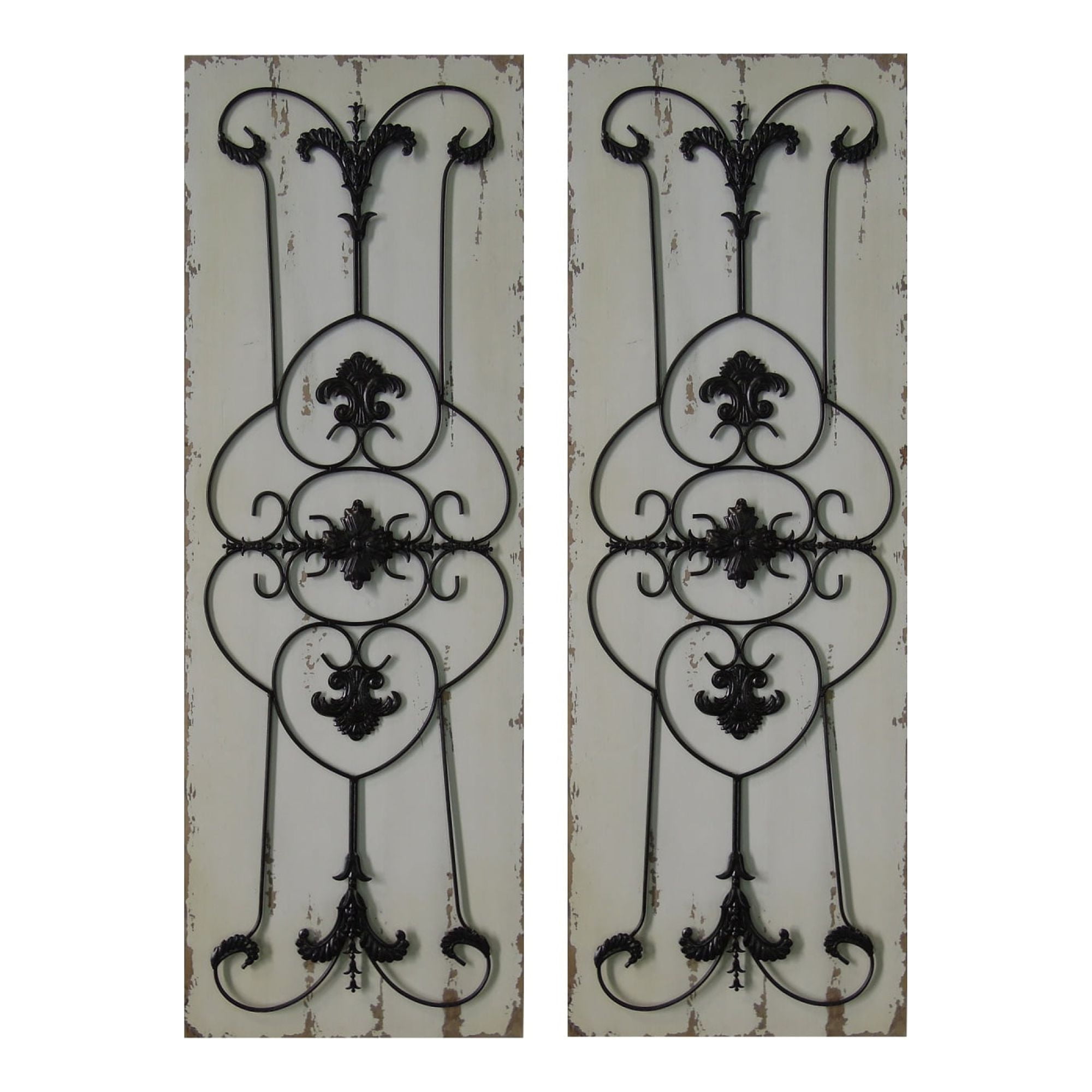 Scroll Wall Dcor Panels, Set of 2 - Walmart.com