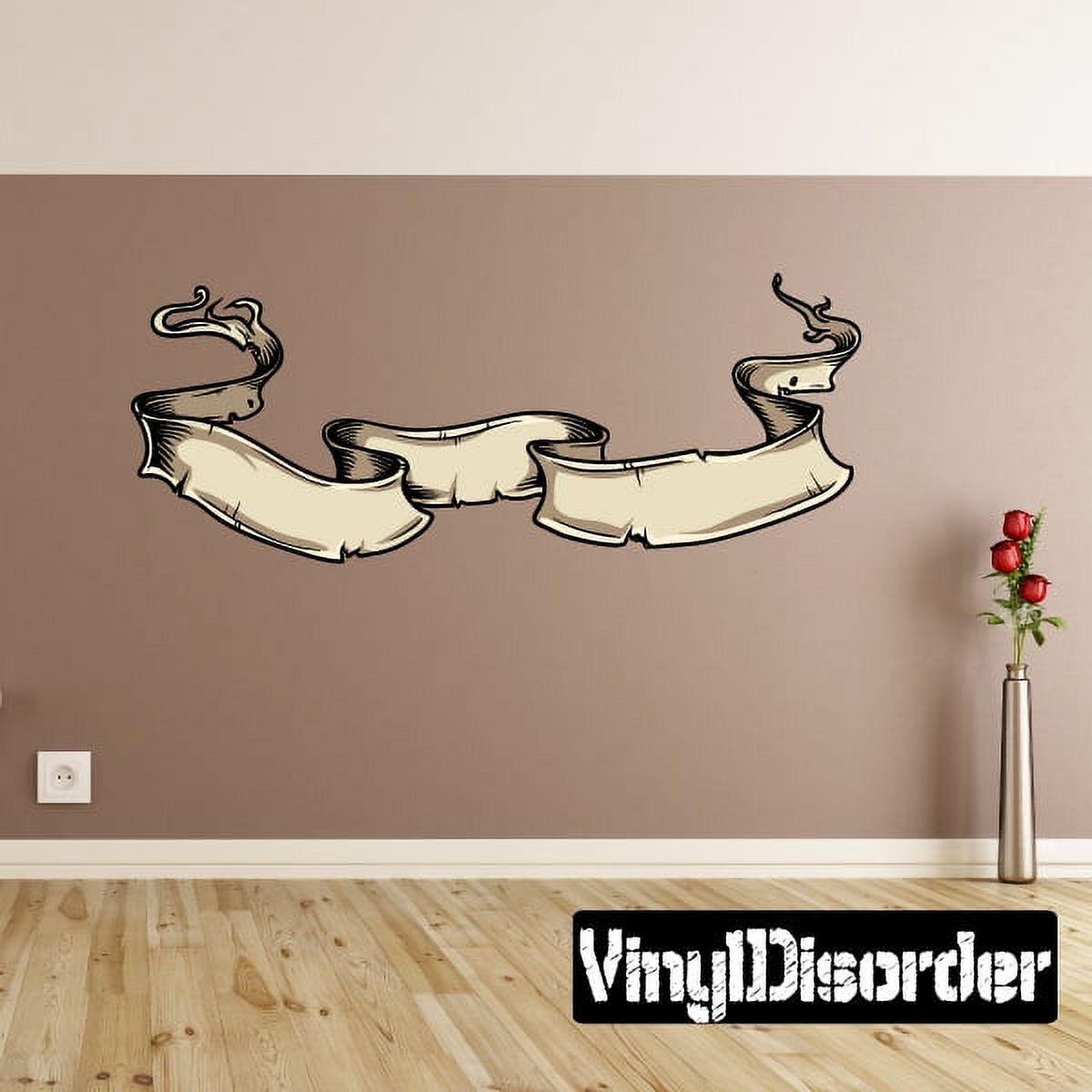 Scroll Wall Decal - Vinyl Car Sticker - Uscolor014 - 25 Inches ...