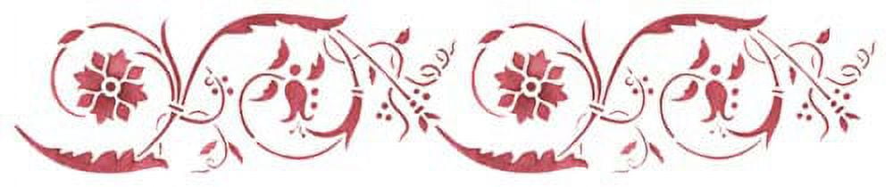 Scroll Wall Stencil SKU #3387 by Designer Stencils - Walmart.com