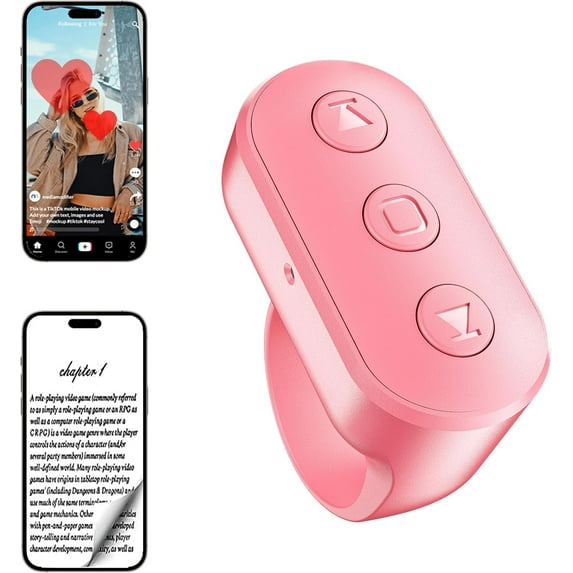 Scrolling Ring Remote for TikTok YouTube Instagram Shorts Video ...