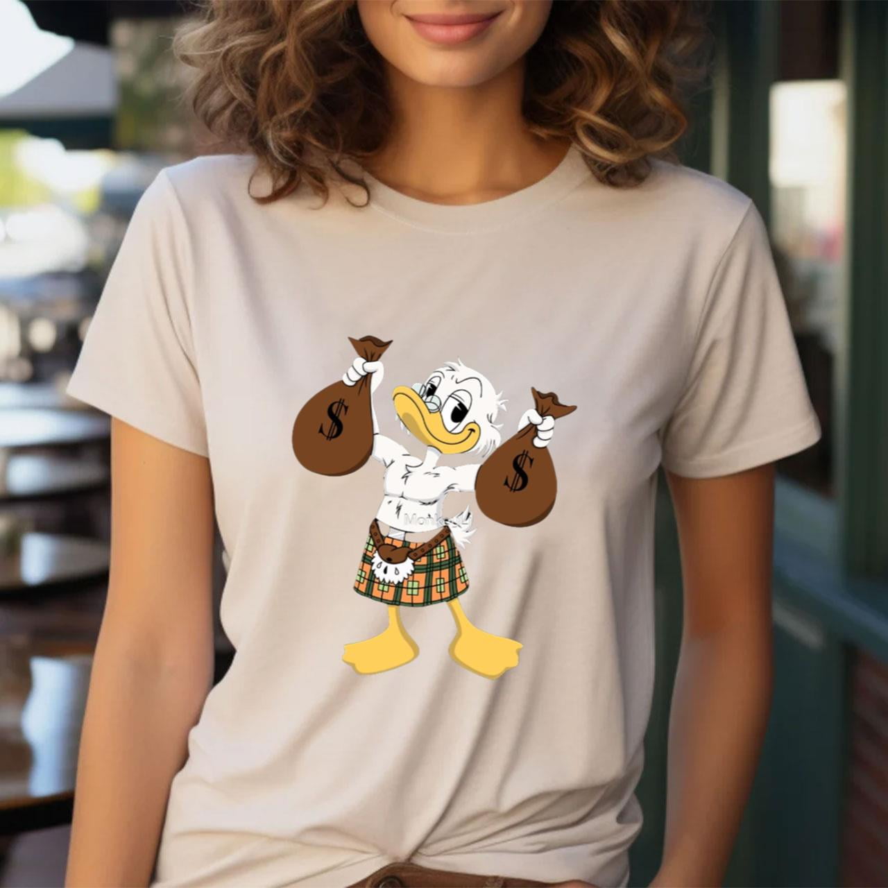 Scrooge McDuck - Pin up Essential T-Shirt - Walmart.com