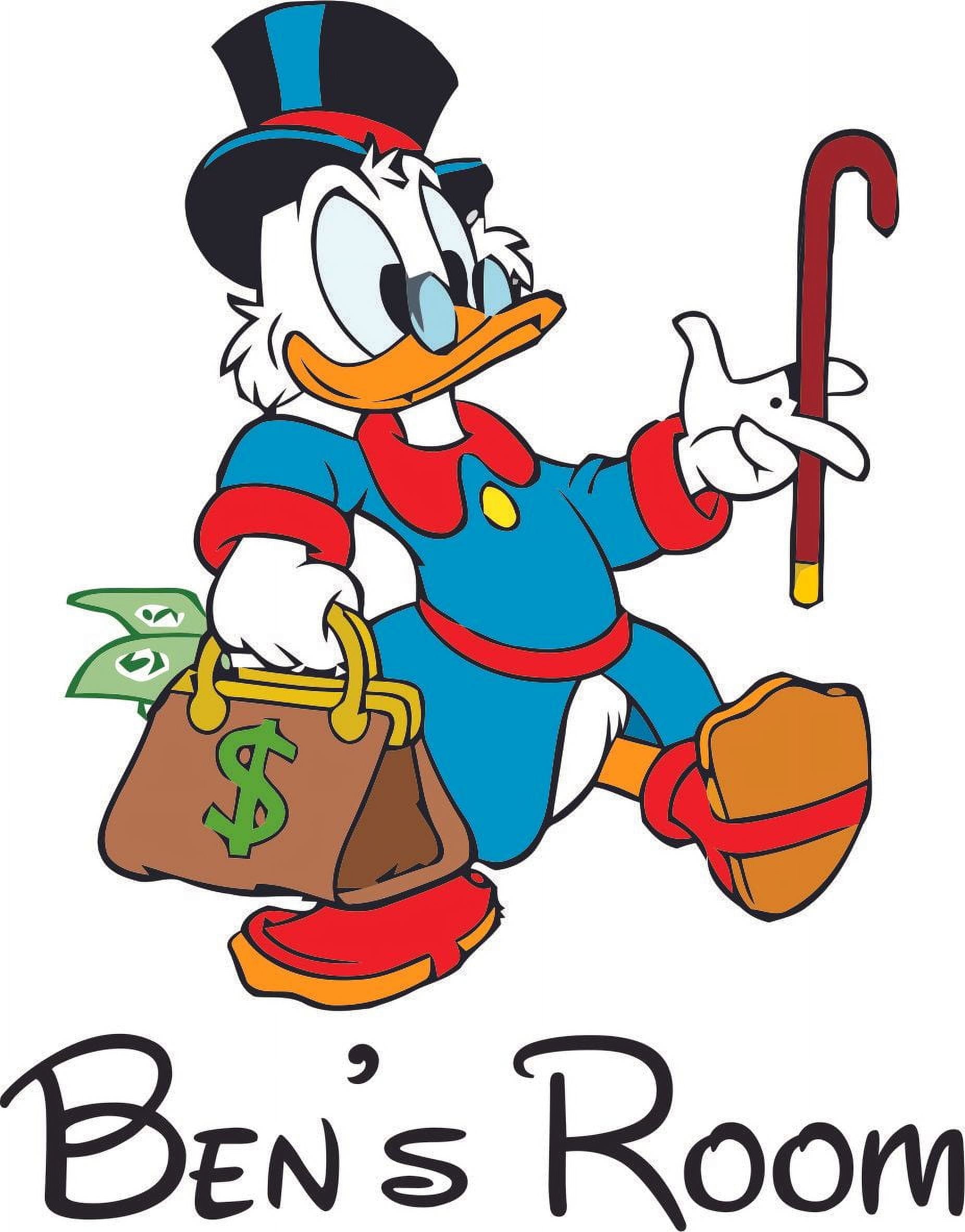 Scrooge Mcduck Duck Disney Character Customized Wall Decal - Custom ...