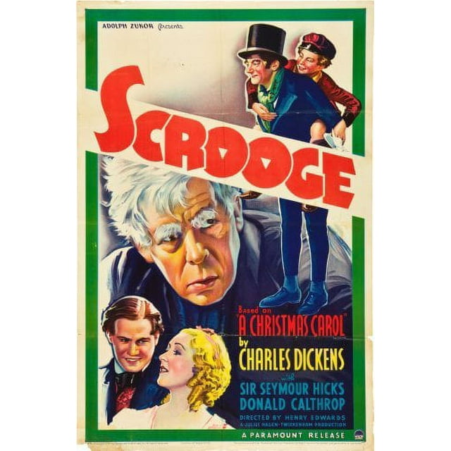 Scrooge Poster 16x24 Poster Medium Art Poster 16x24 Unframed, Age ...