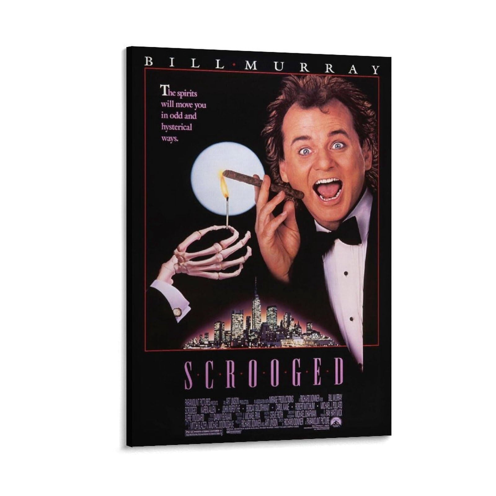 Scrooged 1998 Movie Posters Decorative Painting Canvas Wall Art Living ...