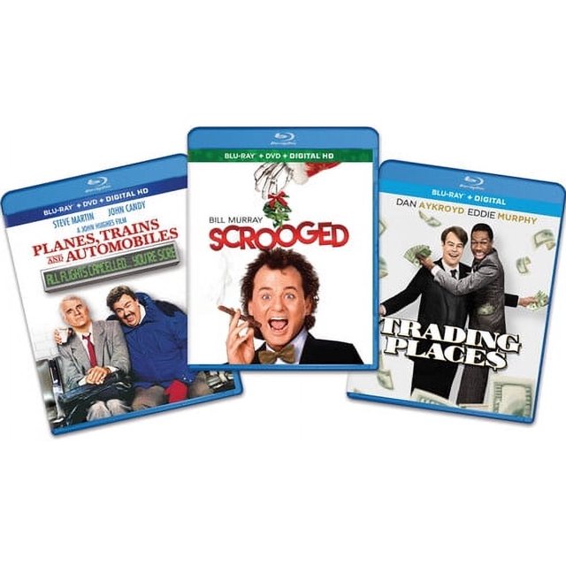 Paramount Christmas Blu-ray Movies: Scrooged, Planes, Trains & Automobiles, Trading Places ...