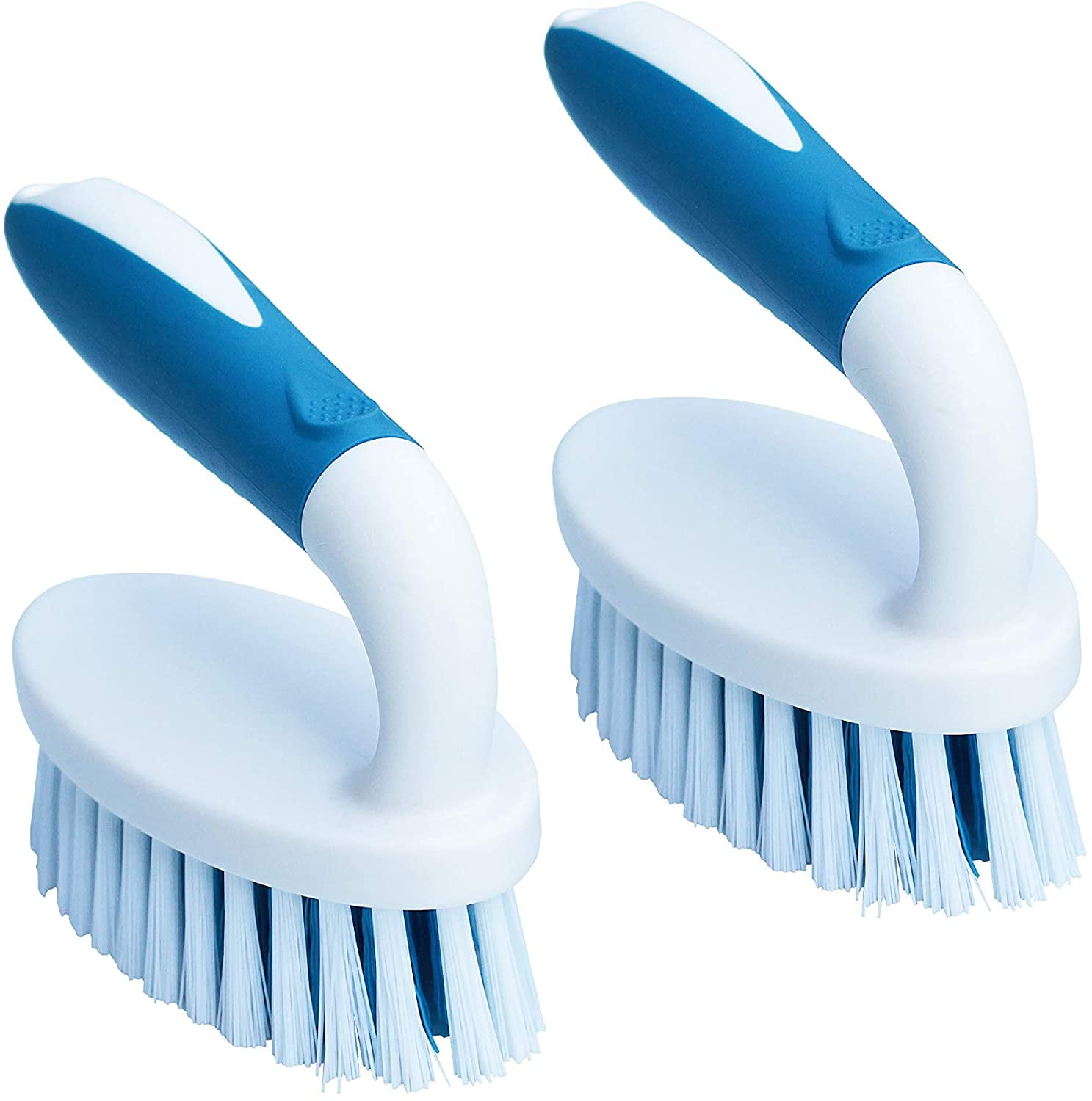 Scrub Brush, 2 Pack Household Cleaning Brushes with Stiff Bristles ...