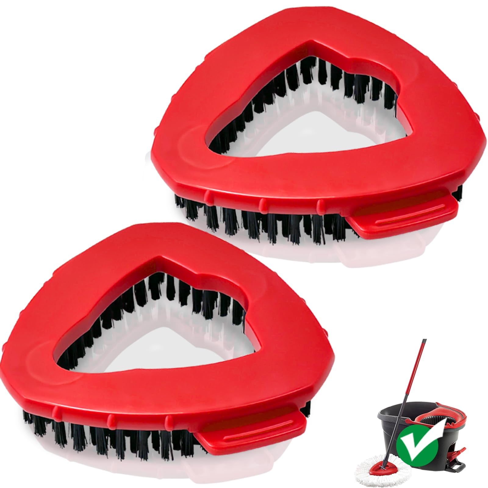 Scrub Brush, 2 Pack Spin Scrub Brush Replacement Head Compatible O ...