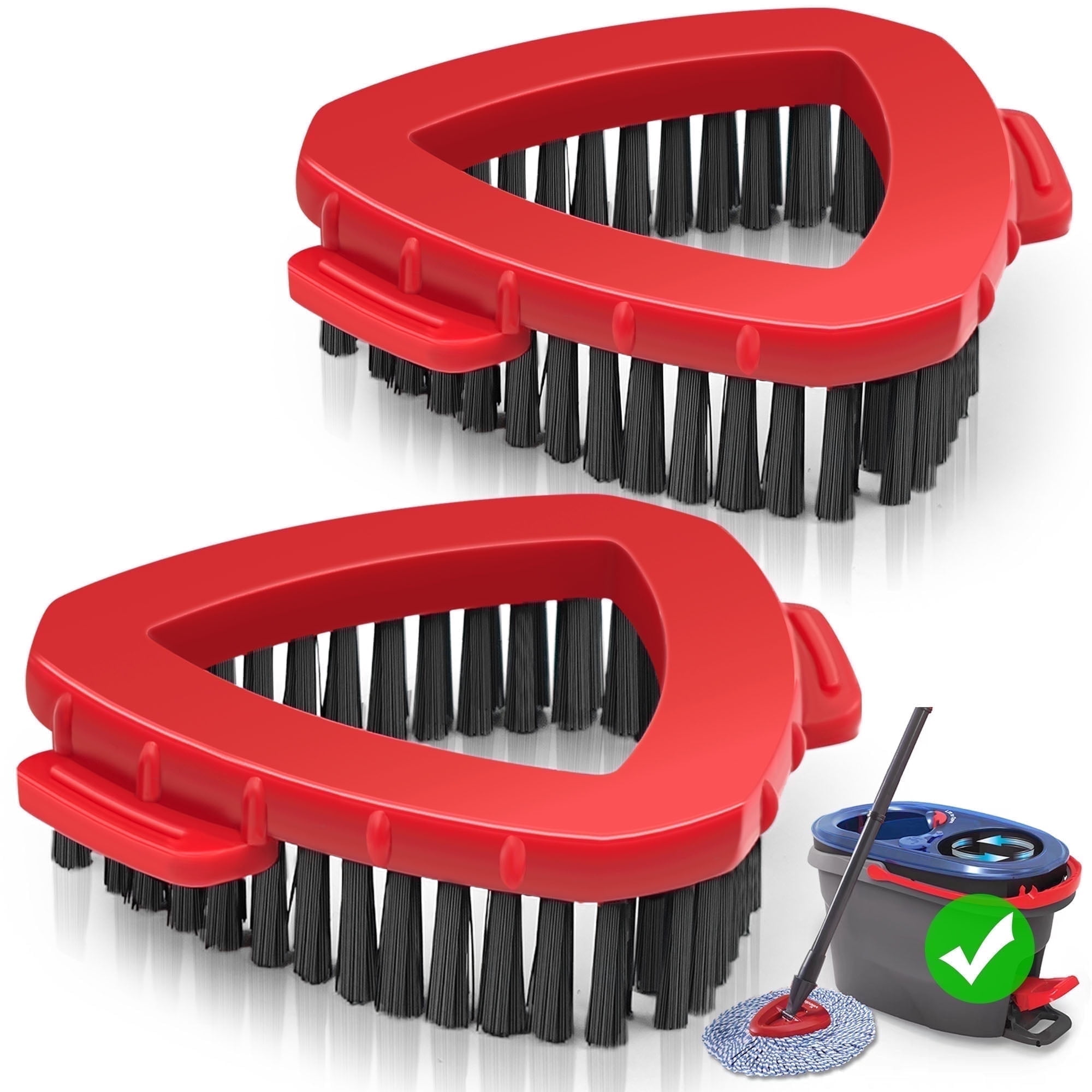 Scrub Brush Attachments 2 Pcs for EasyWring 2 Tank System - Walmart.com