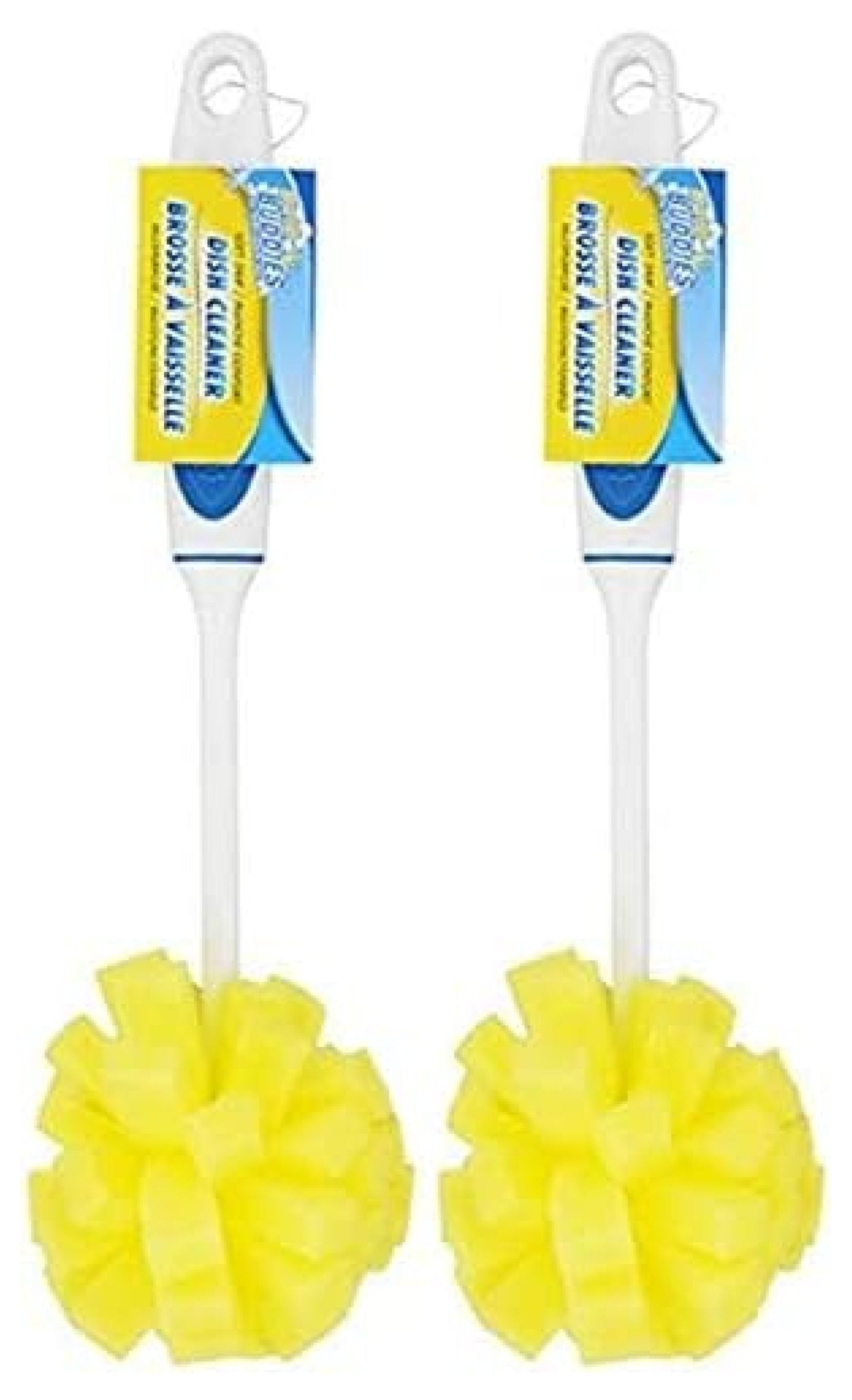 Scrub Buddies Dish Cleaning Sponges, Blue/Yellow - Walmart.com