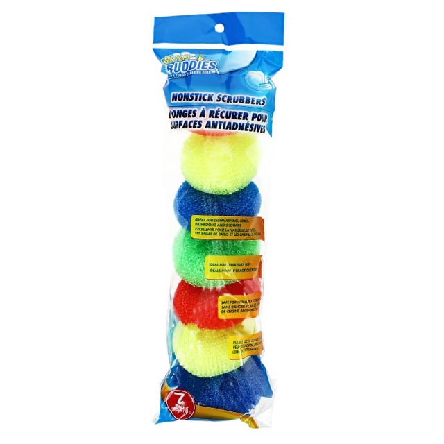 Scrub Buddies Non-Stick Scrubbers 7 pcs - Walmart.com