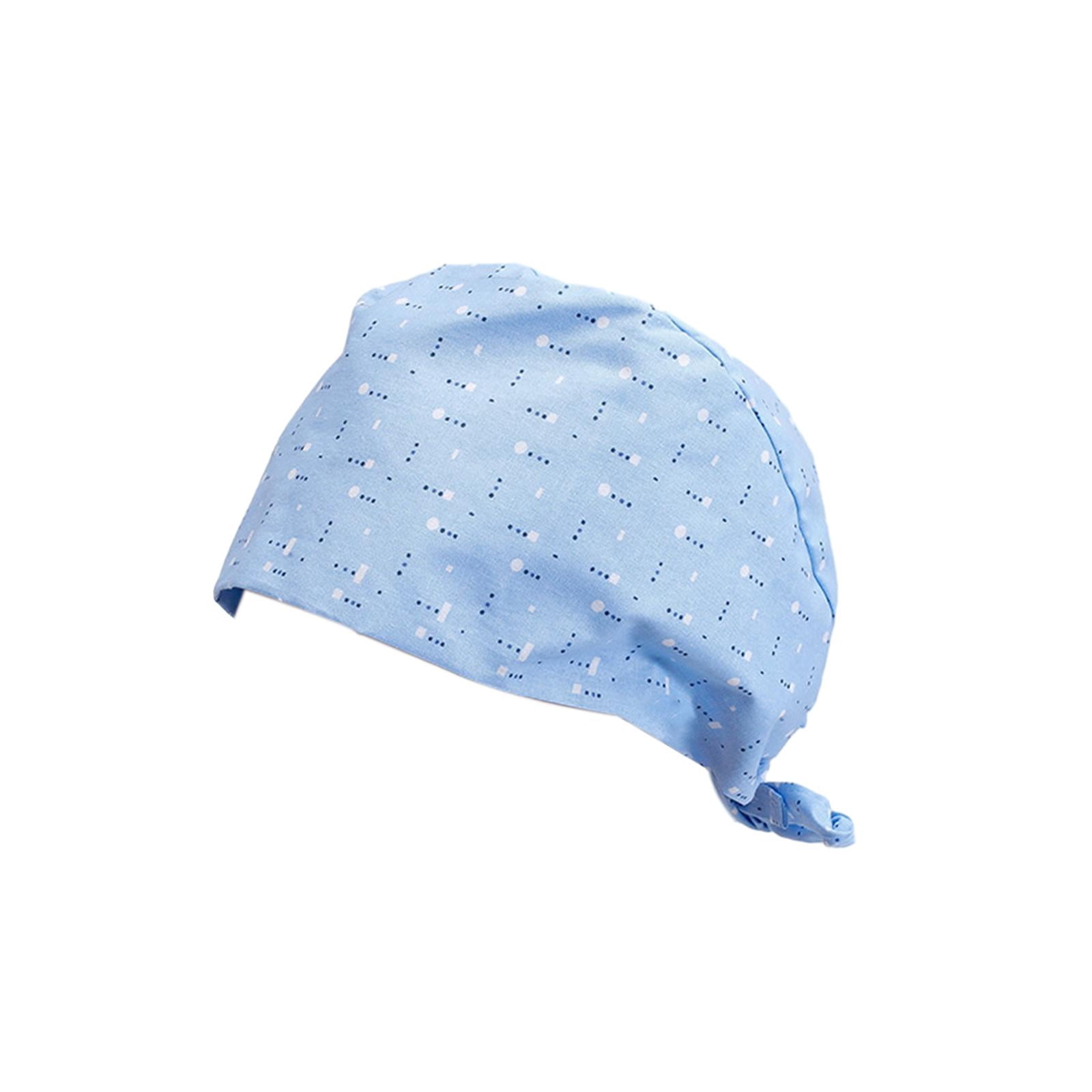 Scrub Cap Comfortable No Slip Lace up Nurses Cap for Massaging SPA ...